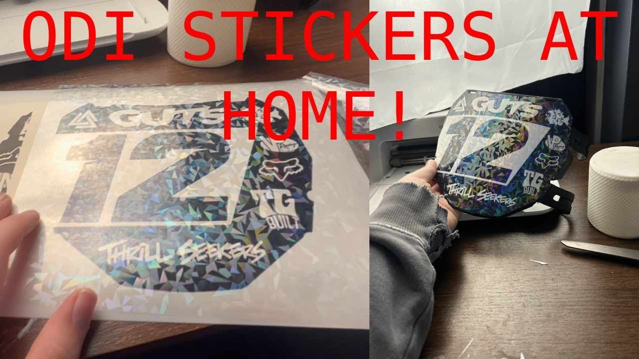 How To Make A Odi Plate Sticker/Decal At Home!