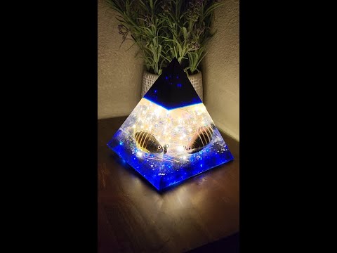 Resin Pyramid Light DIY Step by Step - FISH Pyramid
