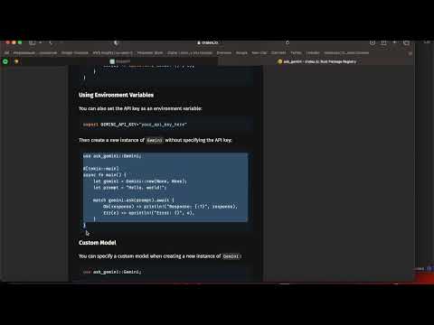 Google Gemini API for Rust: ask_gemini