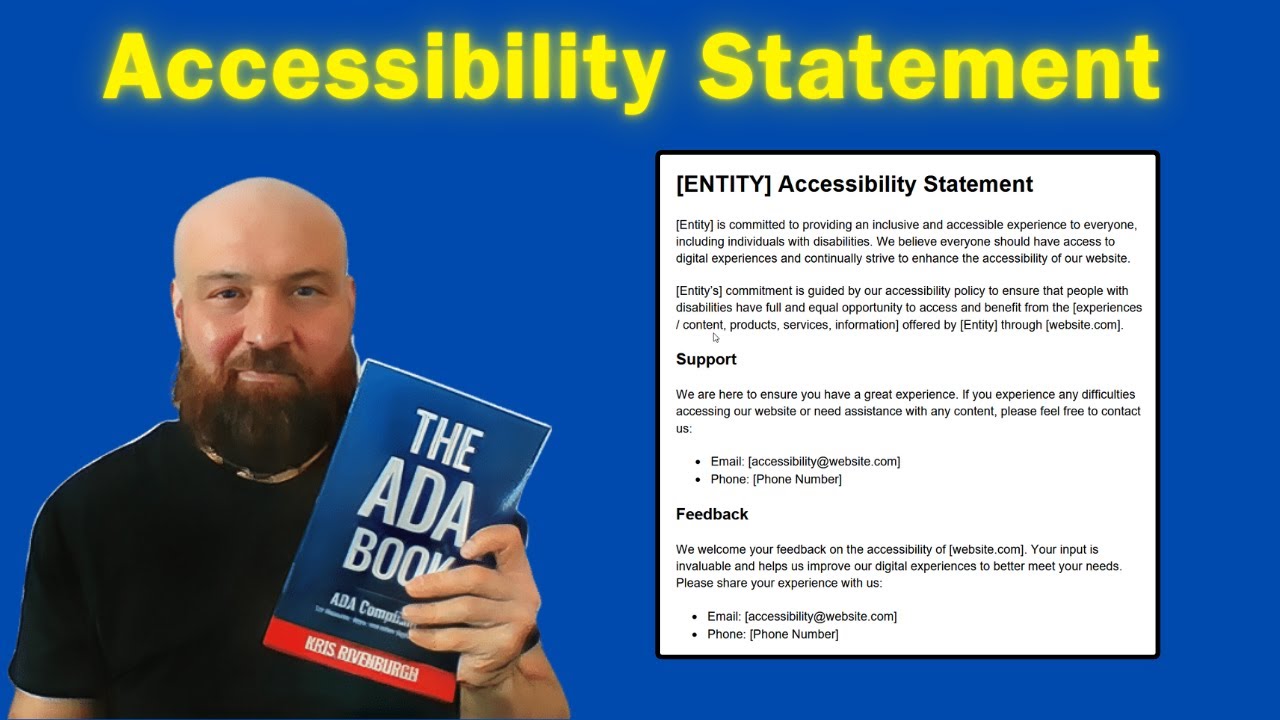 How To Write an Accessibility Statement (with Template)