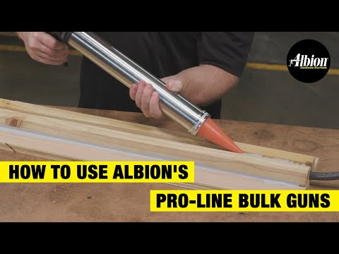 How to use a Bulk Caulk Gun | Albion Engineering