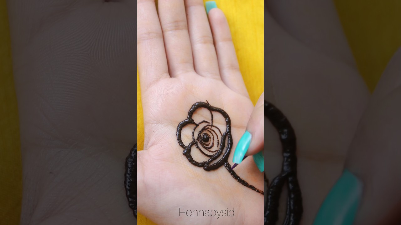 flower mehndi design #hennabysid #shinewithshorts #shorts