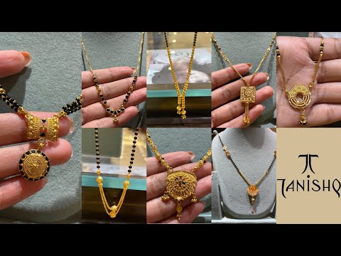 Tanishq light weight stylish mangalsutra starting 😱 just 7 grams #youtube #trending #tanishq