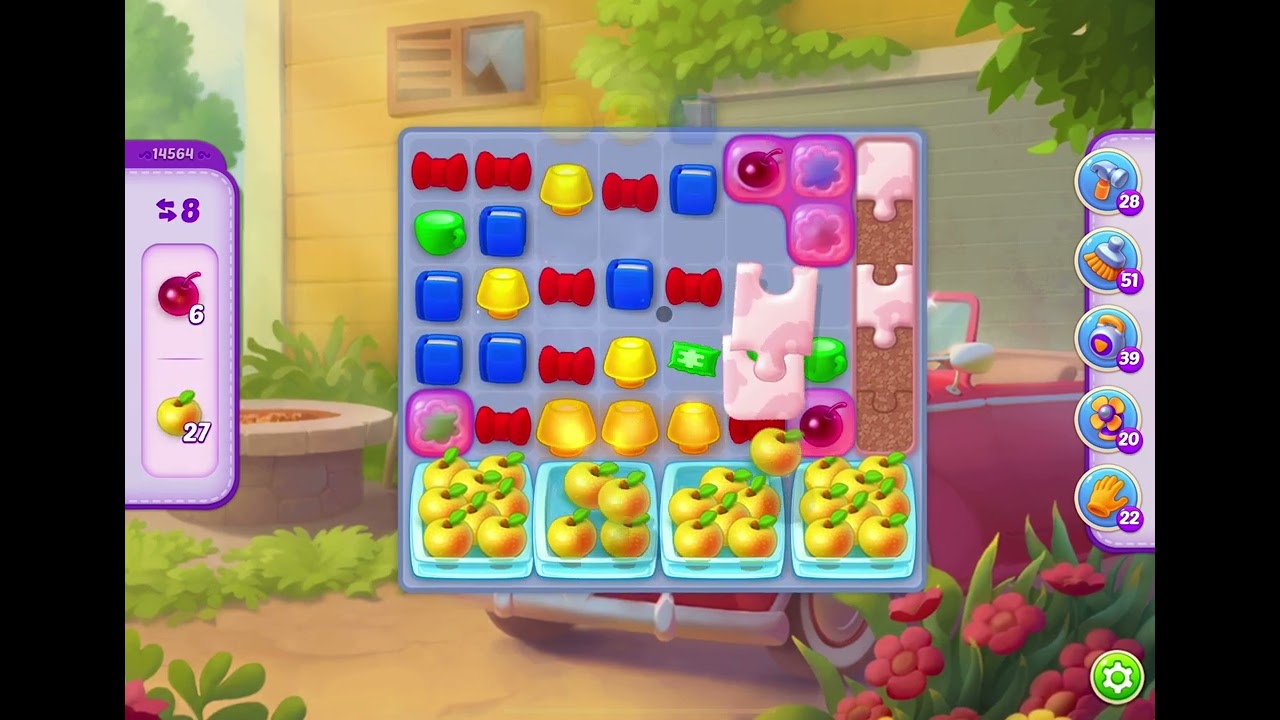 HomeScapes Level 14564 no boosters