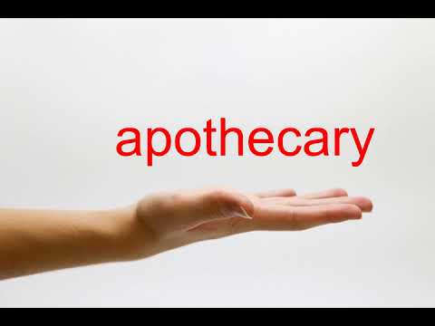 How to Pronounce apothecary - American English