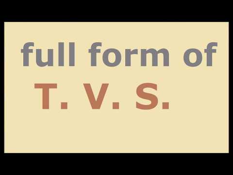 full form of TVS