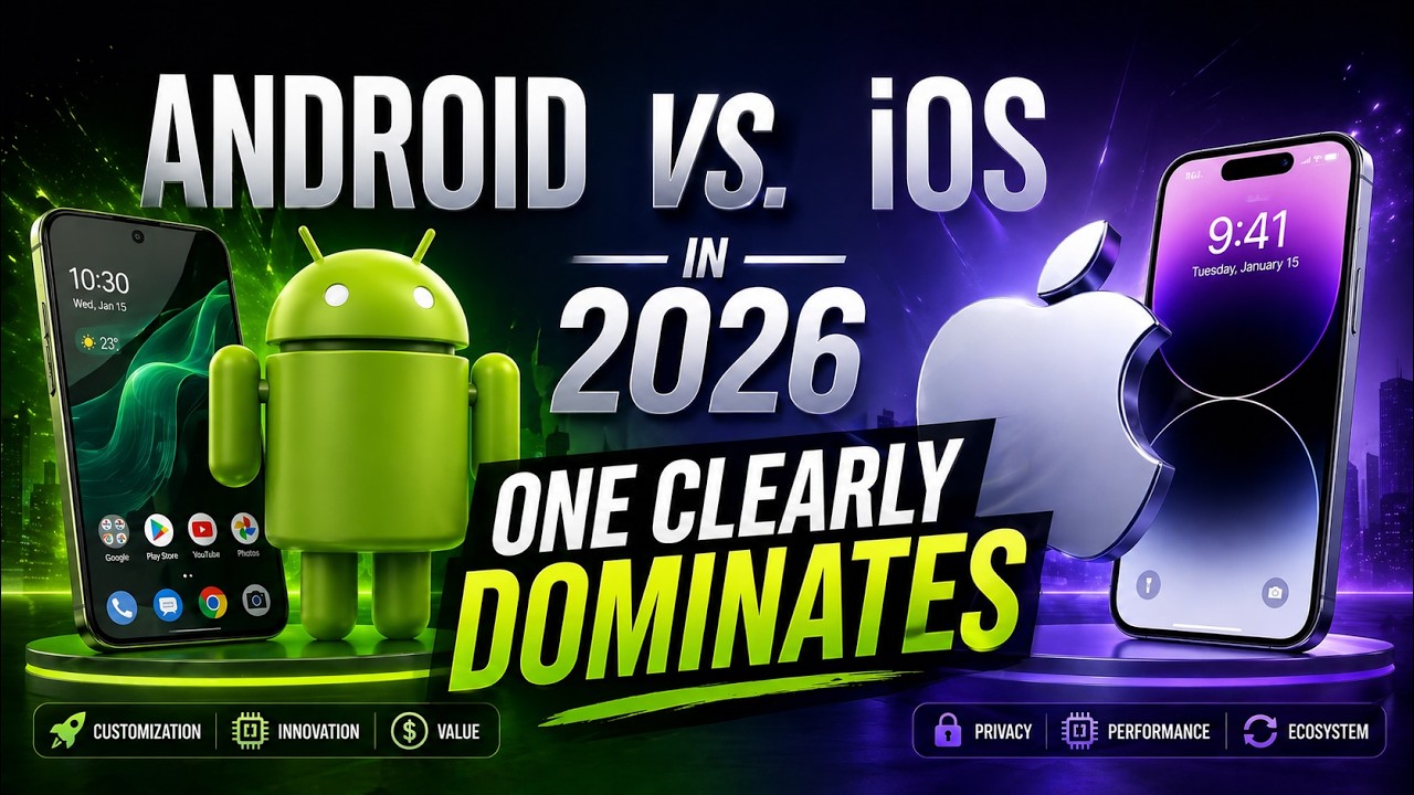 Android vs  iOS in 2026 One Clearly Dominates