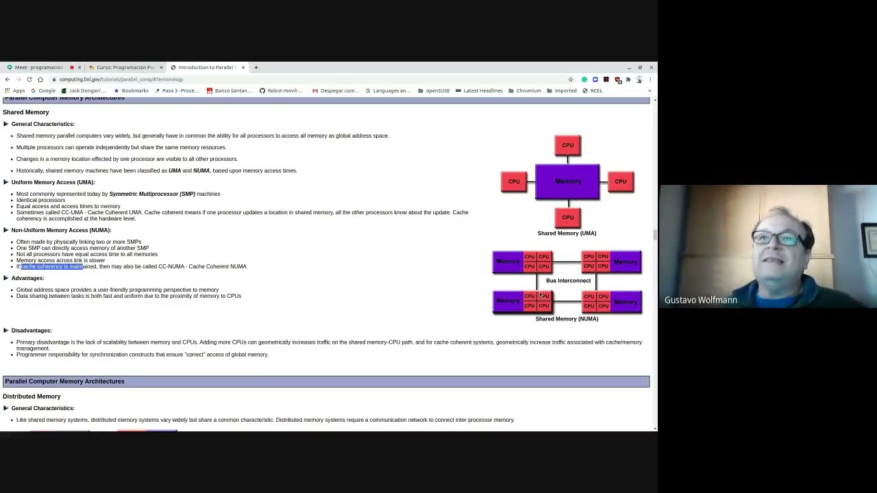 PROGRAMACION PARALELA CLASE 2 2020
