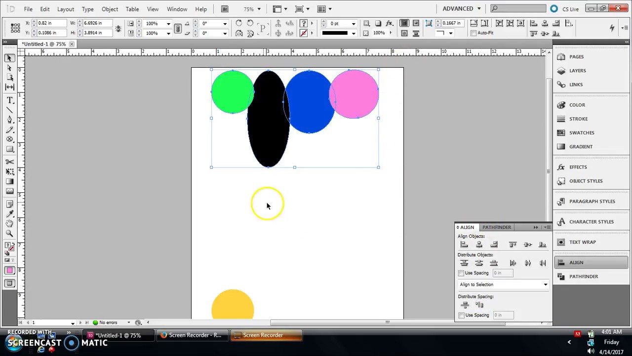 InDesign Tutorial: Perfect alignment, spacing with Align tool