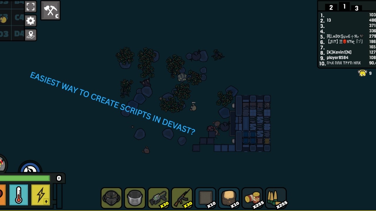 BEST EASIEST WAY TO CREATE SCRIPTS IN DEVAST.IO?