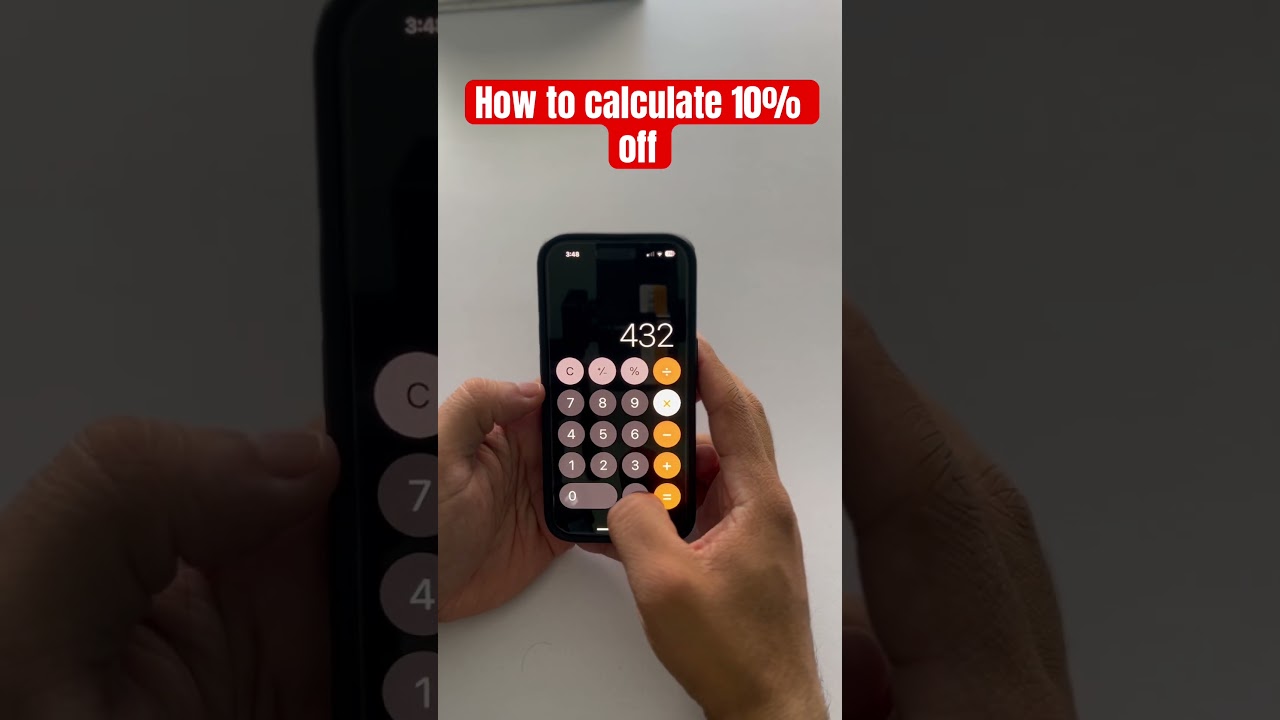 Calculate 10% off #calculator #tips #mathematics #fypシ゚viral #fyp