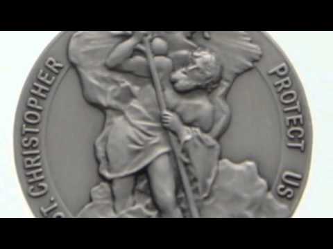 St. Christopher and Guardian Angel Key Chain - AUBKC033