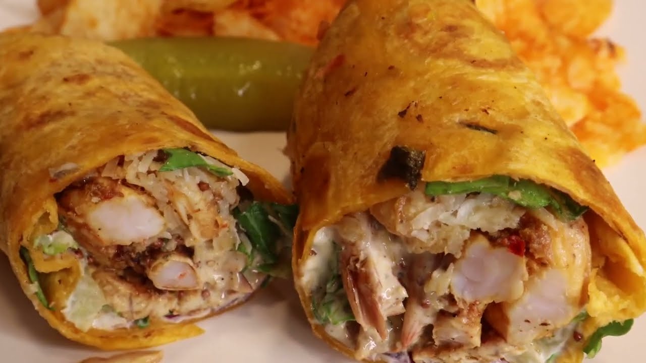 Recipe for the BEST Caesar Wraps