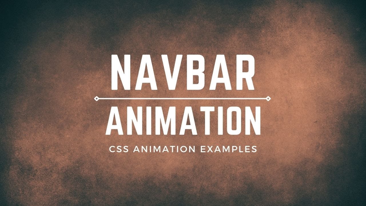 Pure CSS Menu Hover Animation | CSS Menu Animation Effects