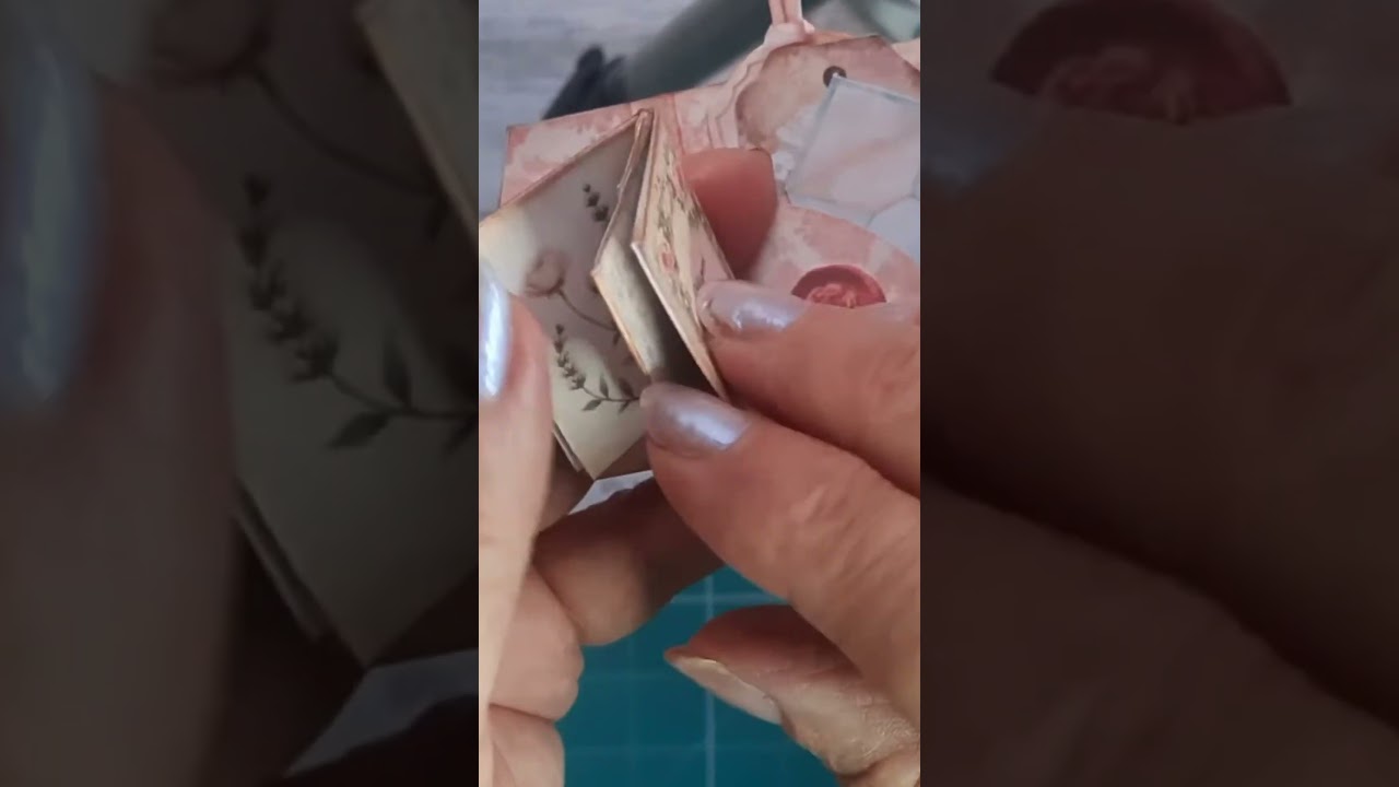 FreePaper Project  Micro Mini Folio #junkjournal #microfolio #vintagecrafts