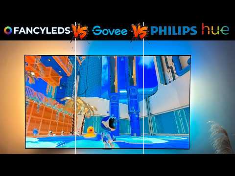 Philips Hue VS Govee VS FancyLEDS | BEST TV LED Backlight Kit