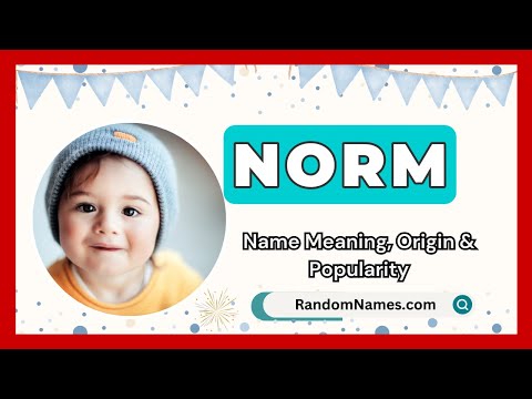 Norm - Baby Boy Name Meaning, Origin & Popularity - RandomNames.com