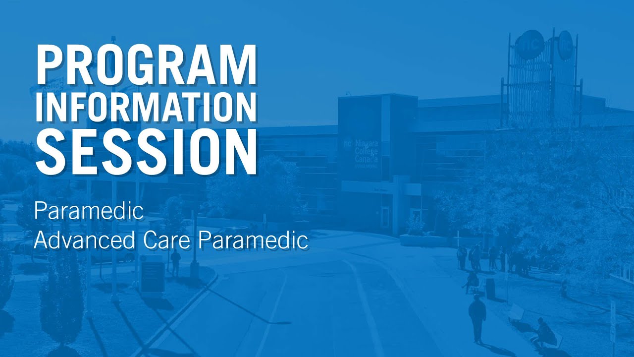 Program Information Session ~ Paramedic programs