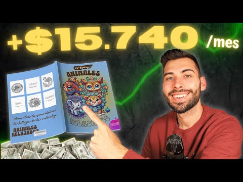 Crea tu LIBRO de Colorear por IA 🖌️ Tutorial FÁCIL para Ganar DINERO con Amazon KDP