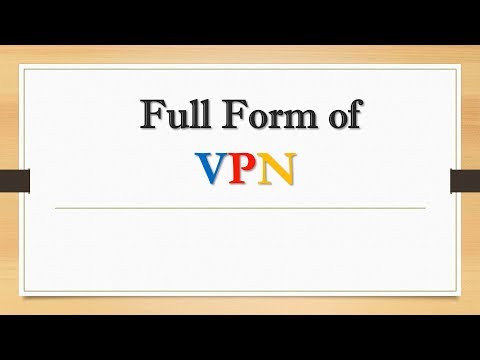 Full Form of VPN || Did You Know?
