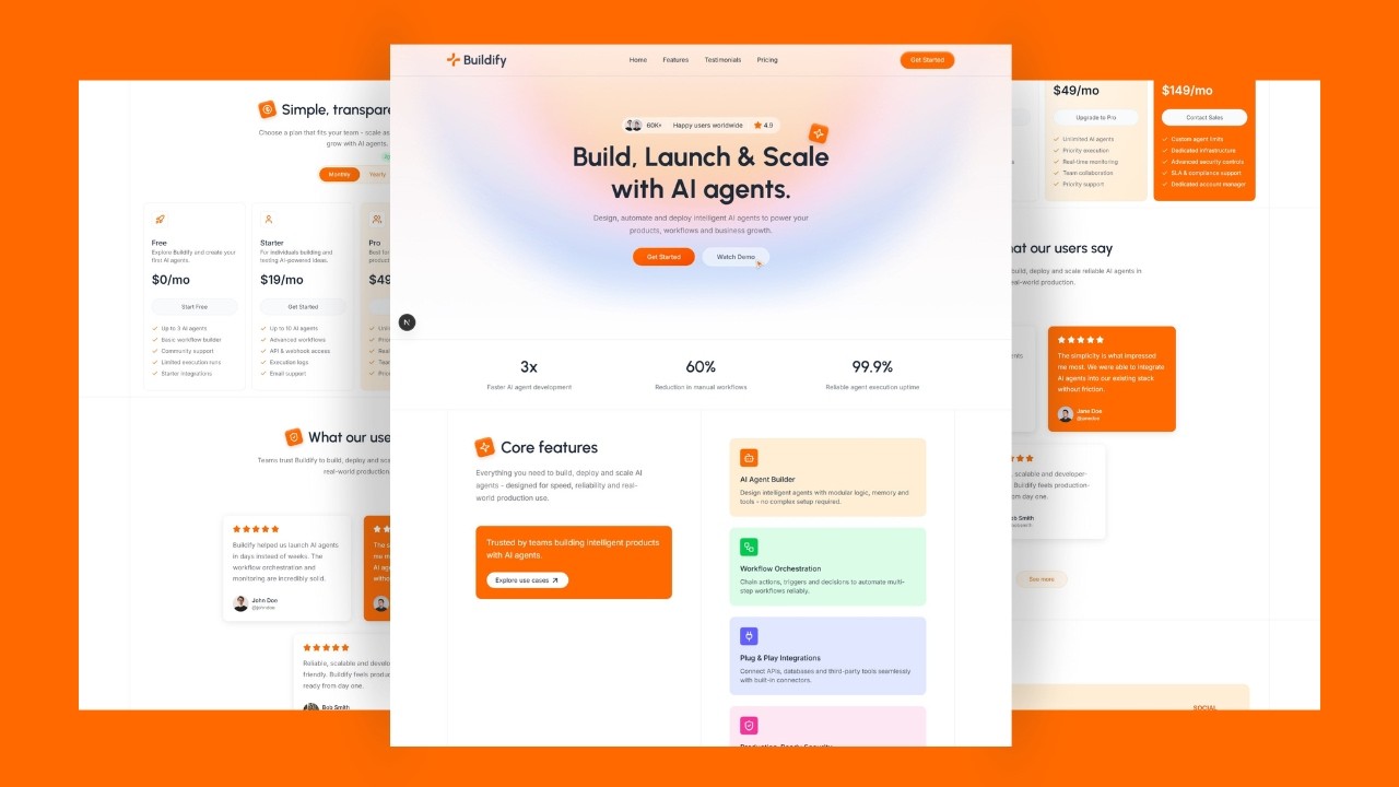 Next JS Business Website Template With Tailwind CSS