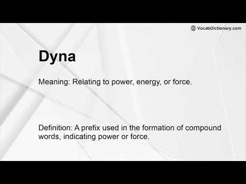 Dyna Meaning