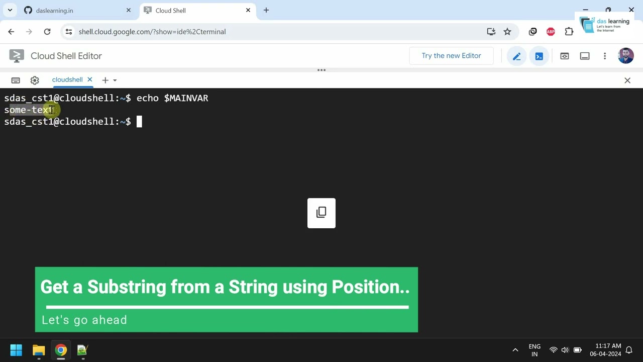 BASH: Find a Substring in a Text | Get a Substring using position | Replace Characters of a String