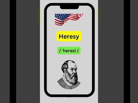 How to Pronounce Heresy in American Accent Correctly #americanaccent #americanpronounce