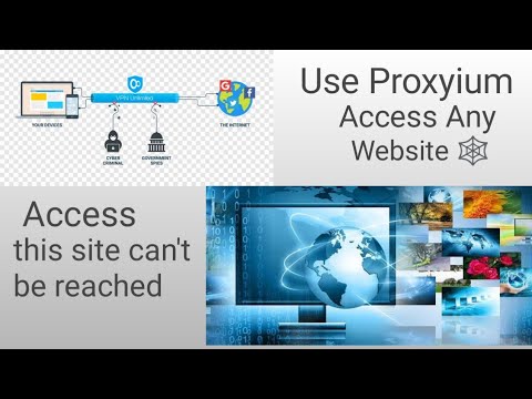 how to Access Any blocked website using Proxyium free and open source