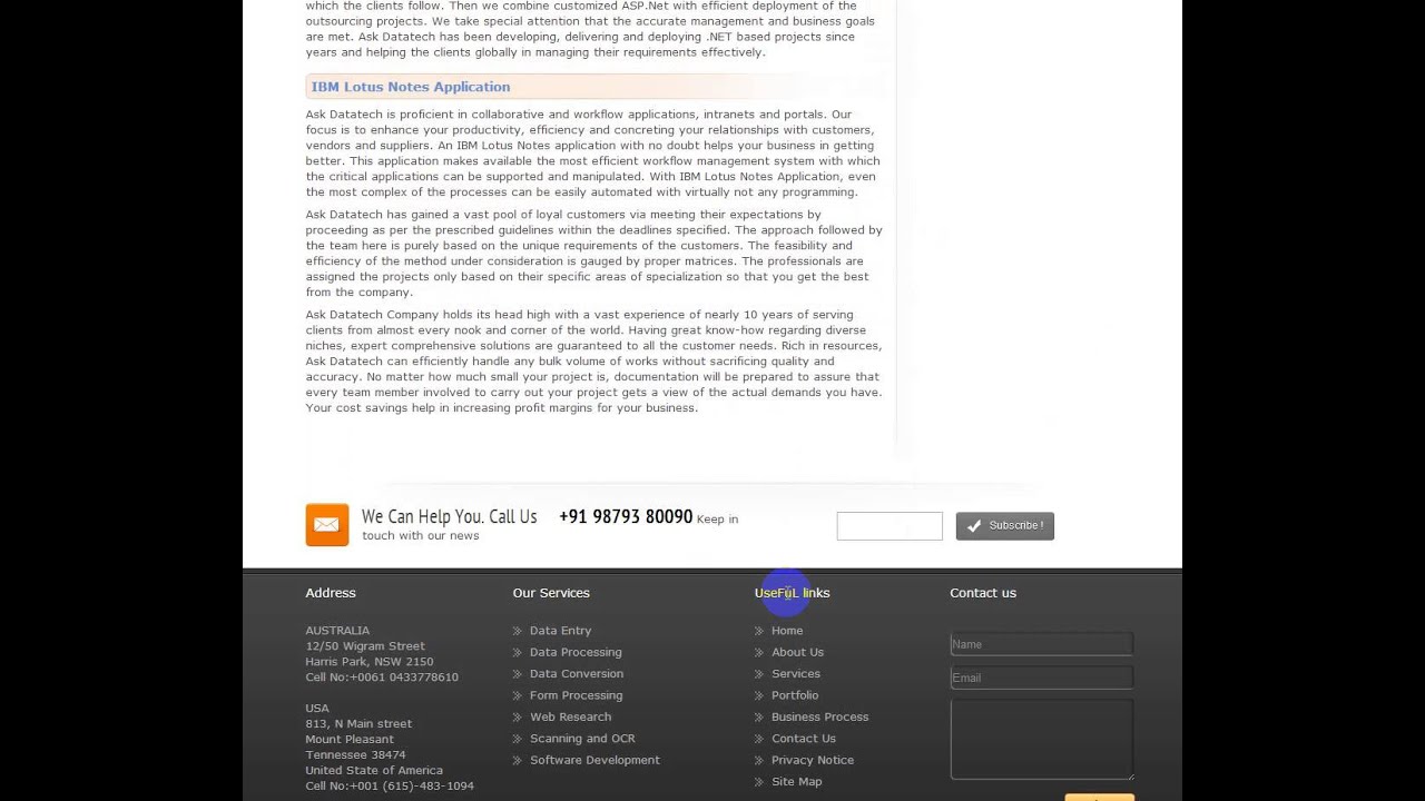 Ask Datatech Outsource Data Entry and Data Conversion, Data Processing