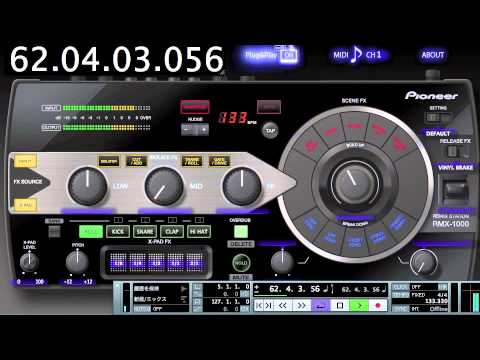 I challenged using Pioneer RMX-1000 VST Plug-in #2