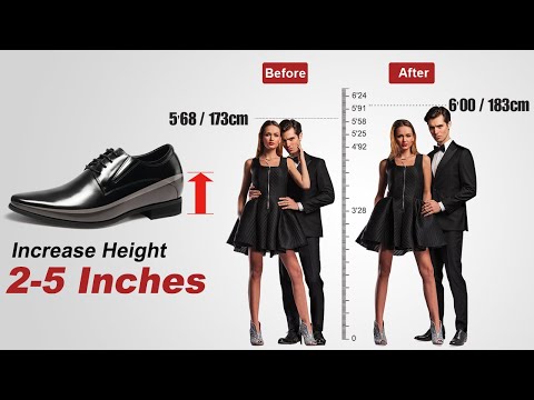 Chamaripa Elevator Shoes That Make You Taller 2 Inches - 5 Inches