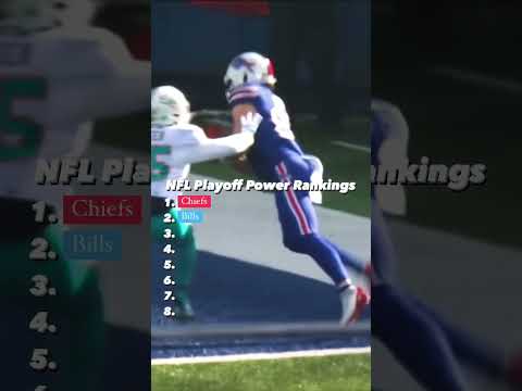 The NFL playoff power rankings! #shorts #nfl #playoffs