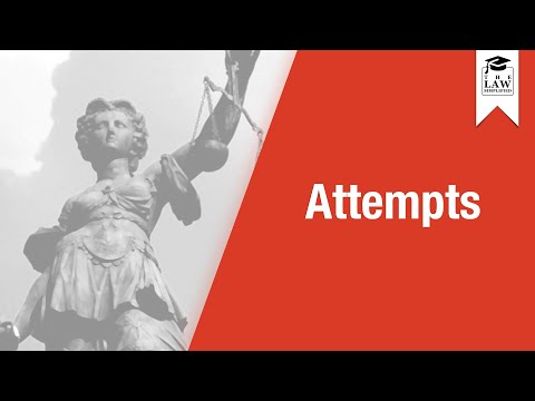 Criminal Law - Attempts
