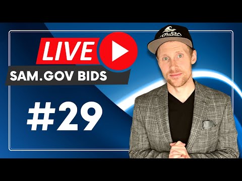 🔴 SAM.gov LIVE Bid Training #29 | Federal Government Contracts Solicitations on SAM
