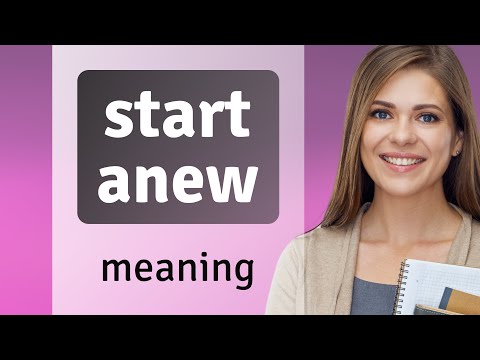"Starting Anew": Unlocking the Essence