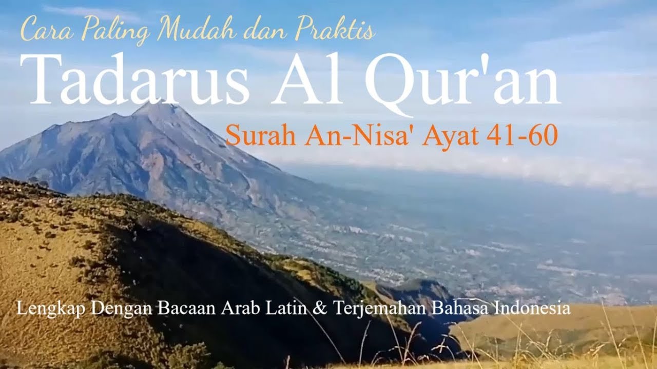 Tadarus Al Qur an Surah An Nisa Ayat 41 60 Bacaan Arab
