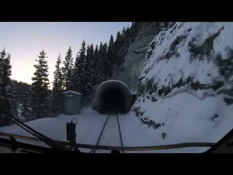 Tog 478 Mosjøen - Trondheim (8. Desember 2023) 4K