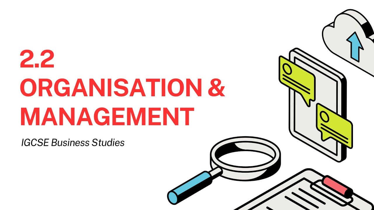 2.2 Organisation & Management│CIE IGCSE Business Studies│Everything IGCSE