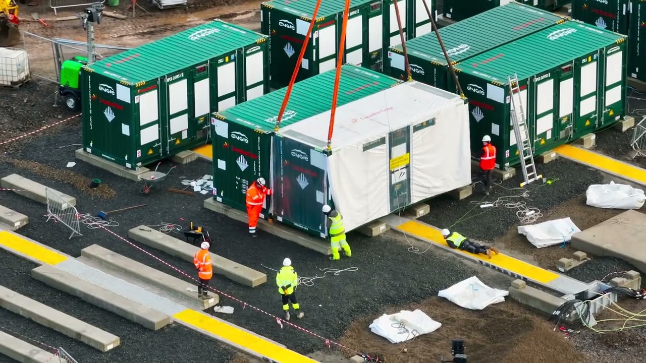 Cathkin Battery Storage construction