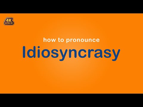 how to pronounce Idiosyncrasy