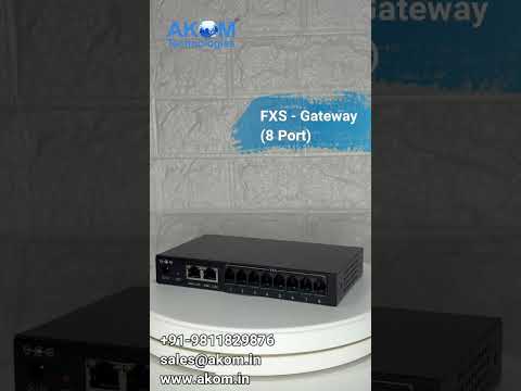 Trader - Retailer of CASQ FXS FXO VOIP Gateway by AKOM Technologies ...