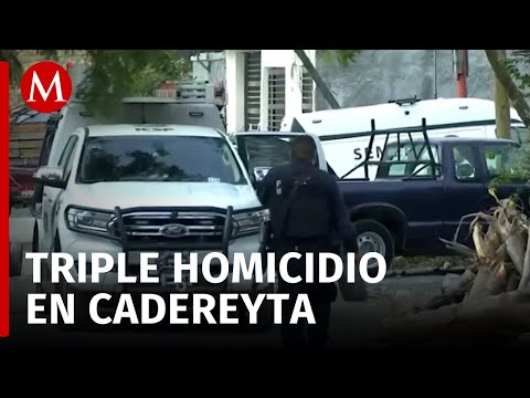 Asesinan a 3 personas a balazos en Nuevo León