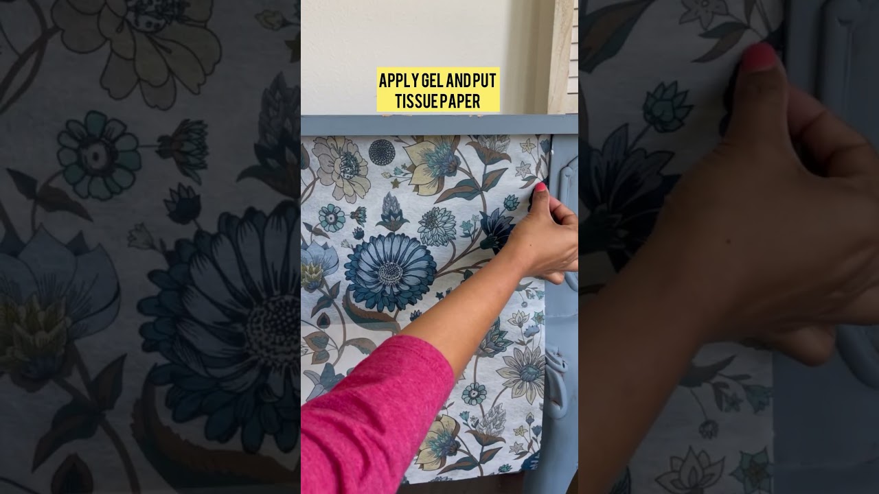 Elevate Your Furniture Projects With Decoupage Paper-So Easy Too!  #diy #redesignwithprima