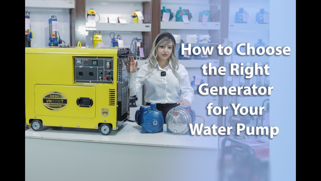 How to Choose the Right Generator for Your Water Pump