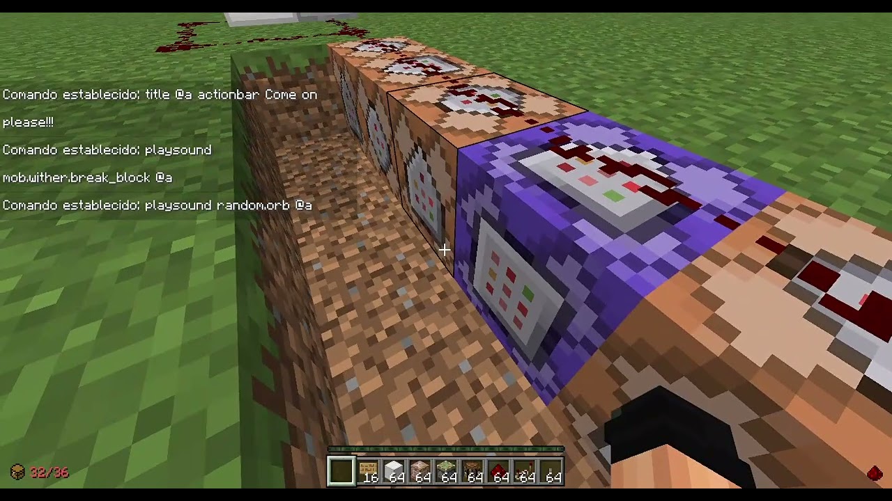 Minecraft StoryMode exhibition map: command block test