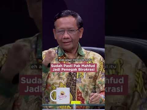 Mahfud MD ialah peluru tak terkendali, cerdas dan berintegritas adalah karakternya.