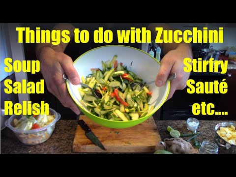 What To Do With All That Zucchini