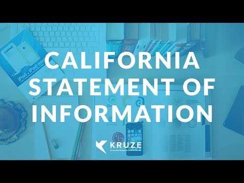 California Statement of Information: How to File Online & What to Consider