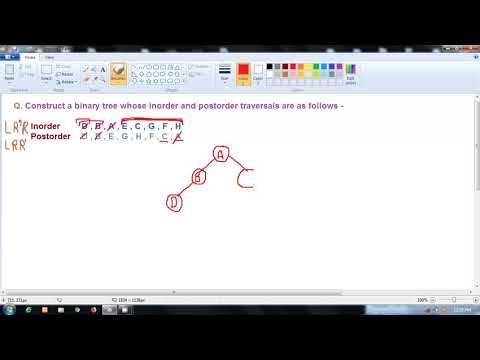Learn Construct Binary Tree from inorder and postorder traversal | Hindi - Mind Luster